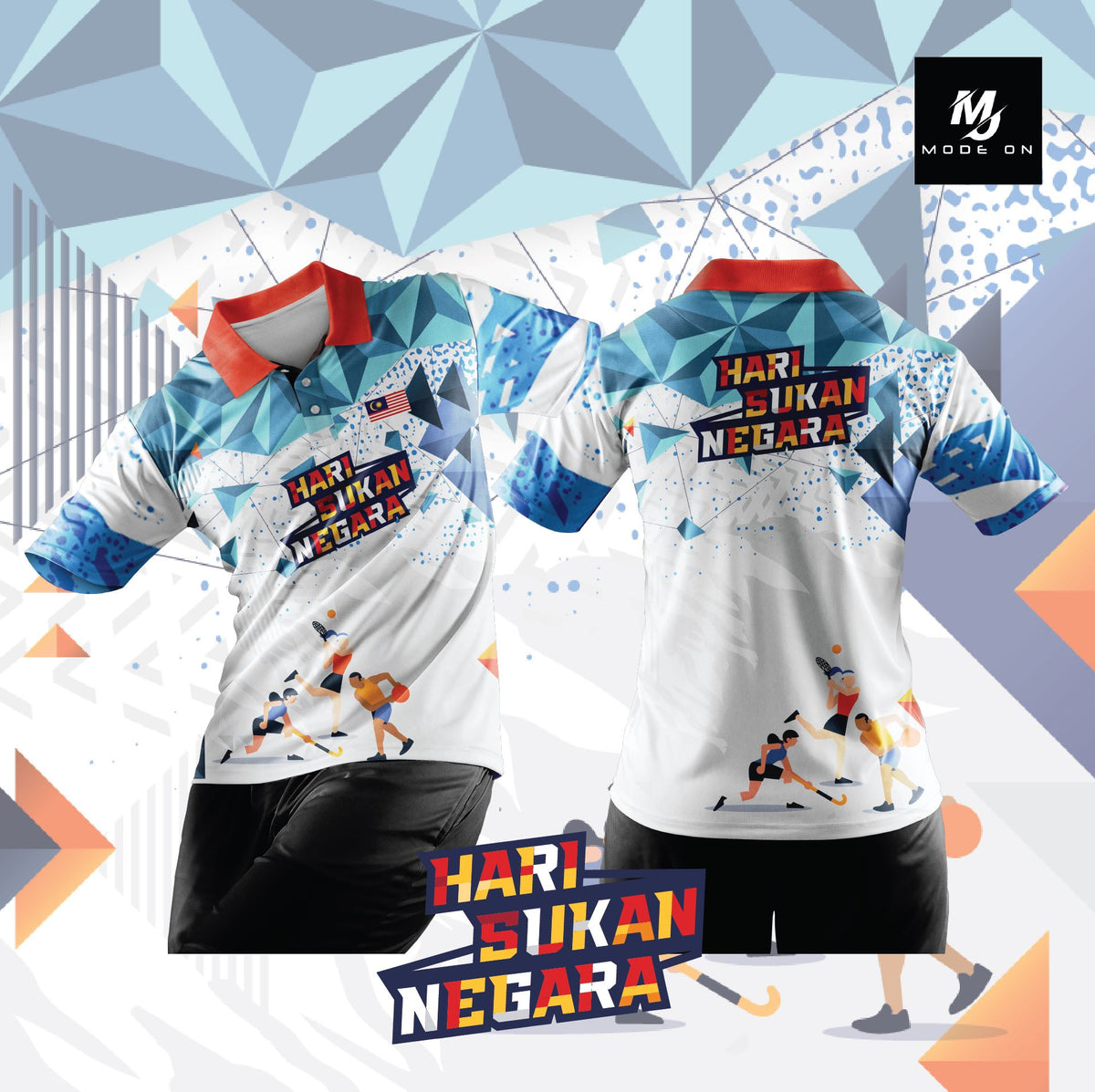 Limited Edition HARI SUKAN NEGARA Jersey and Jacket #13 – Mode On Shop