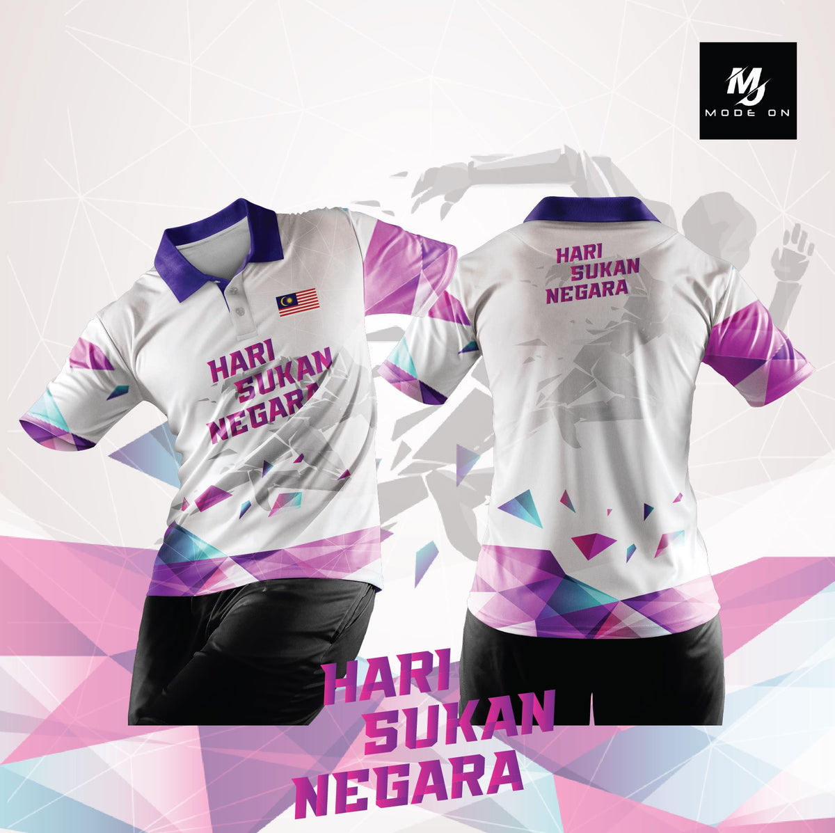 Limited Edition HARI SUKAN NEGARA Jersey and Jacket #14 – Mode On Shop