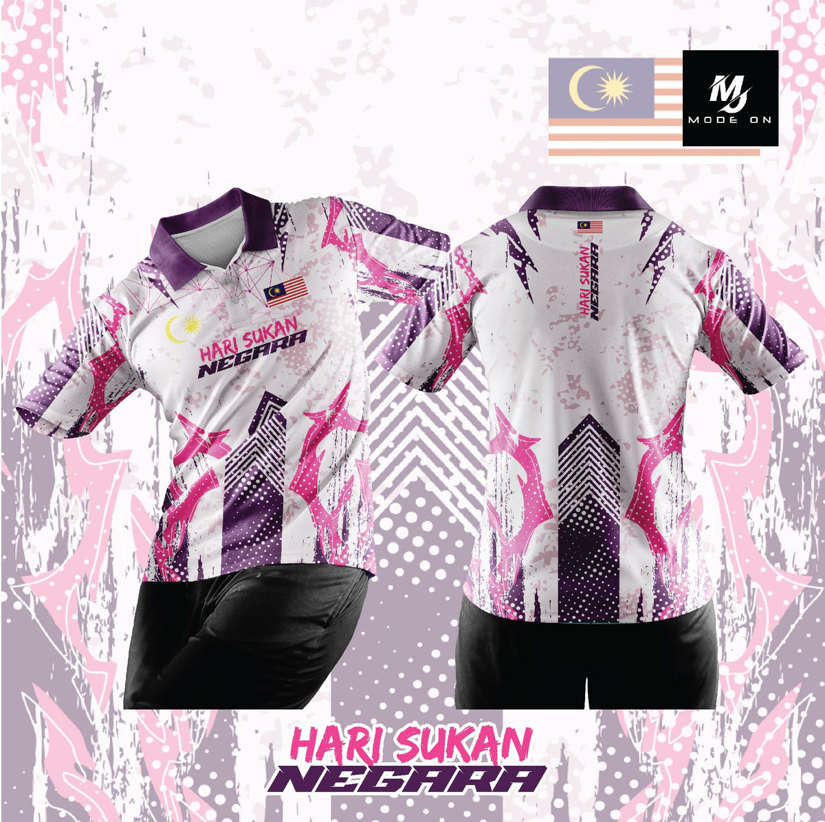 Limited Edition HARI SUKAN NEGARA Jersey and Jacket #19 – Mode On Shop