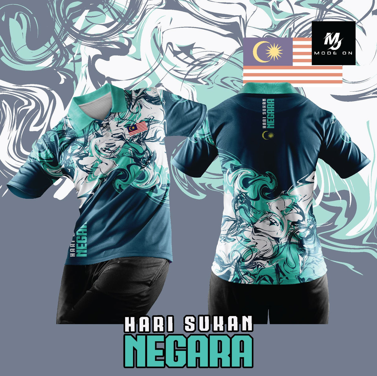 Limited Edition HARI SUKAN NEGARA Jersey and Jacket #21 – Mode On Shop