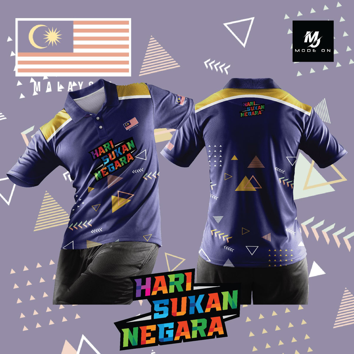 Limited Edition HARI SUKAN NEGARA Jersey and Jacket #25 – Mode On Shop