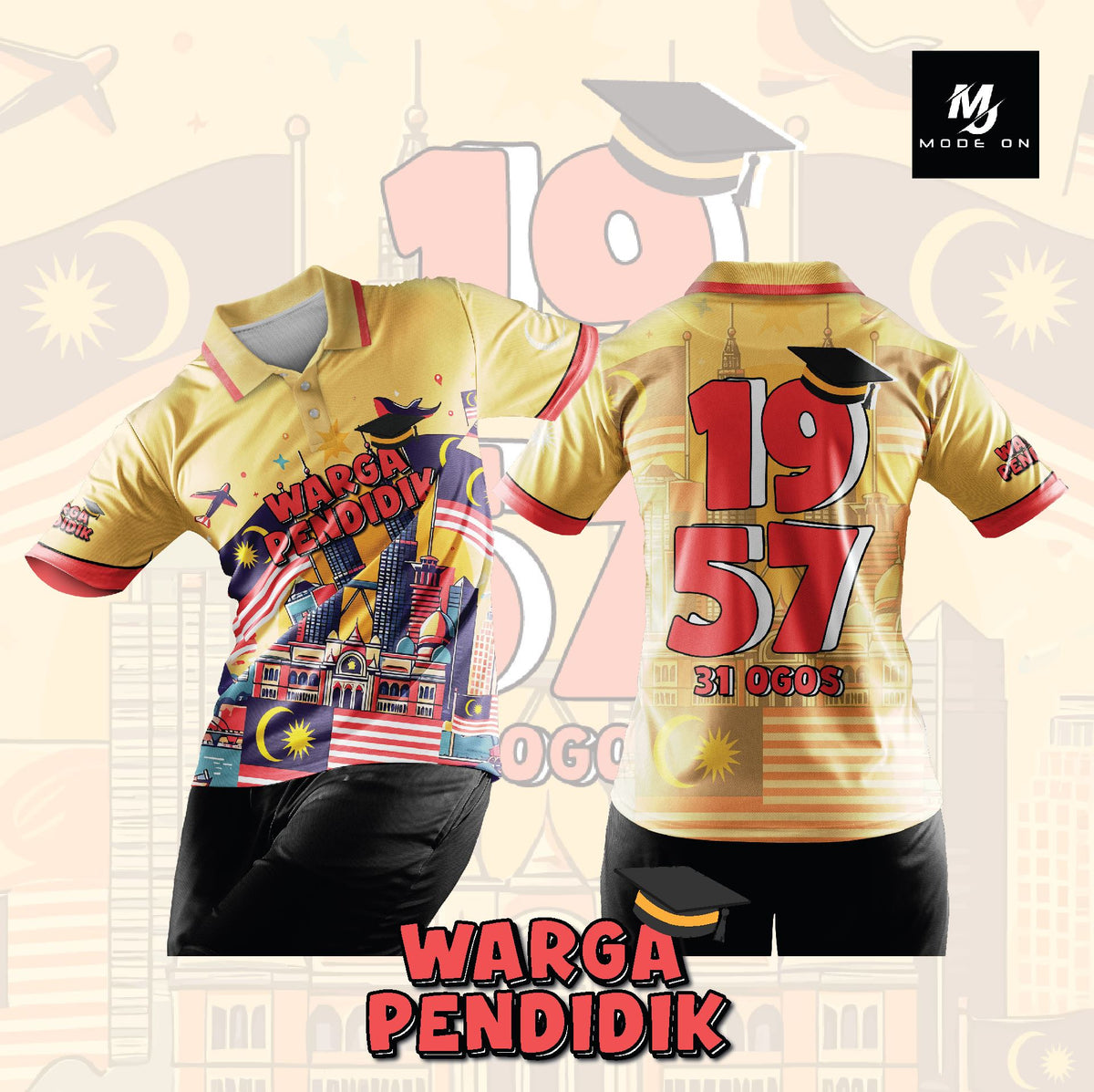 Limited Edition Merdeka Jersey and Jacket #16 – Mode On Shop