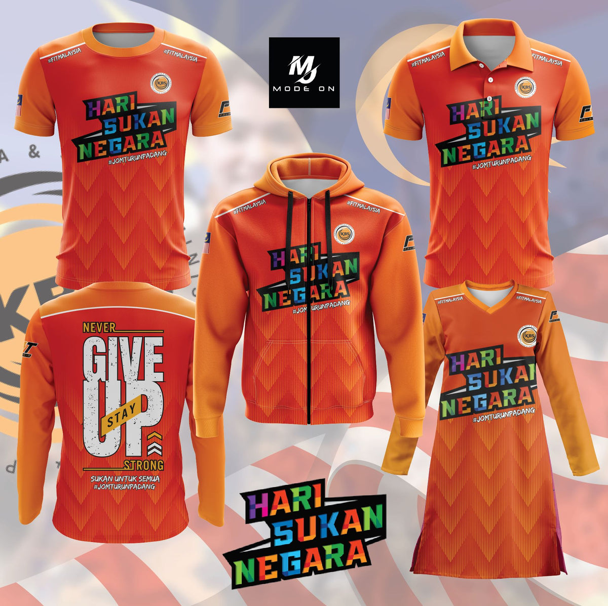 Limited Edition Hari Sukan Negara Jersey and Jacket #03 – Mode On Shop