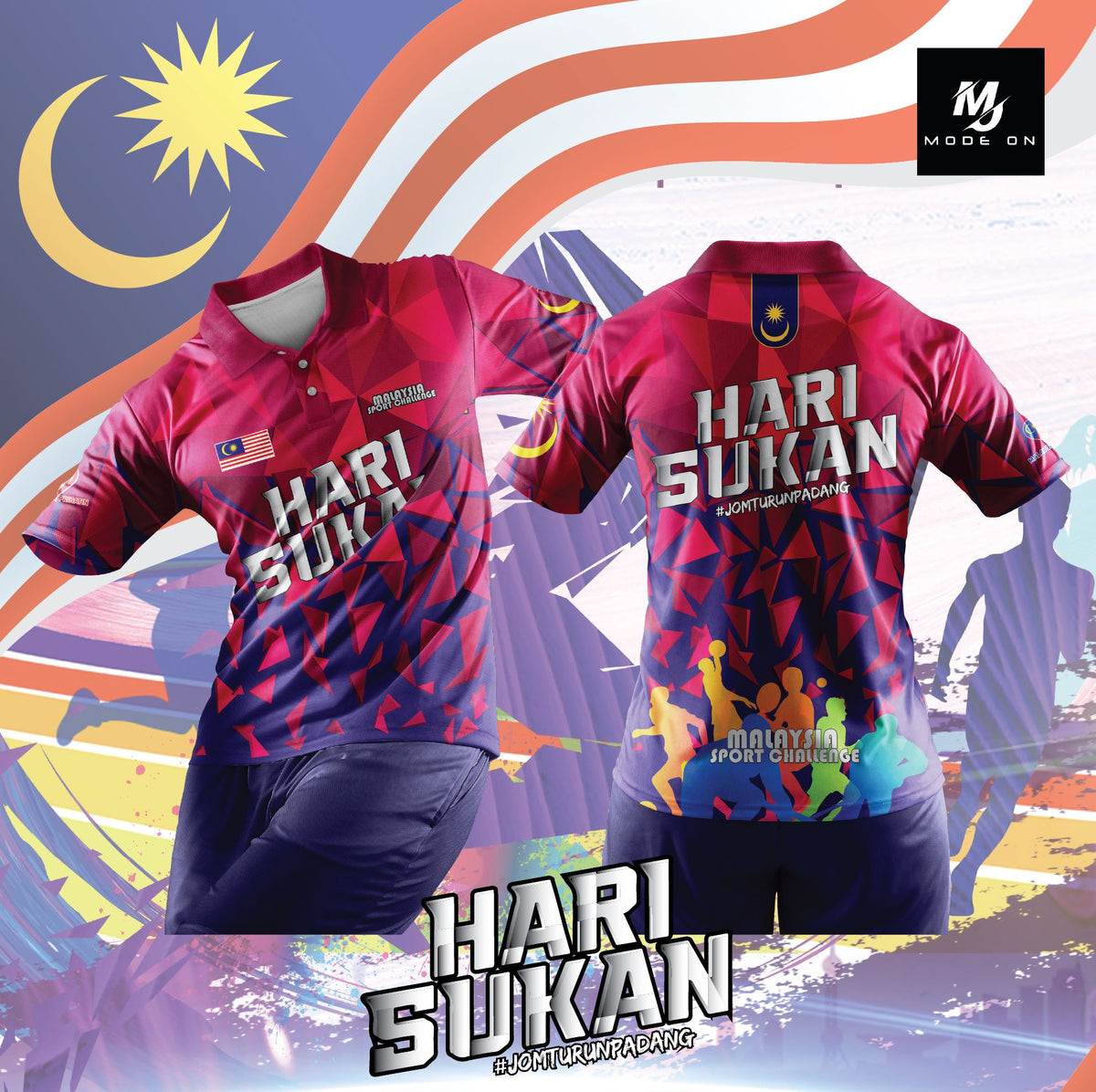 Limited Edition Hari Sukan Jersey and Jacket #01 – Mode On Shop