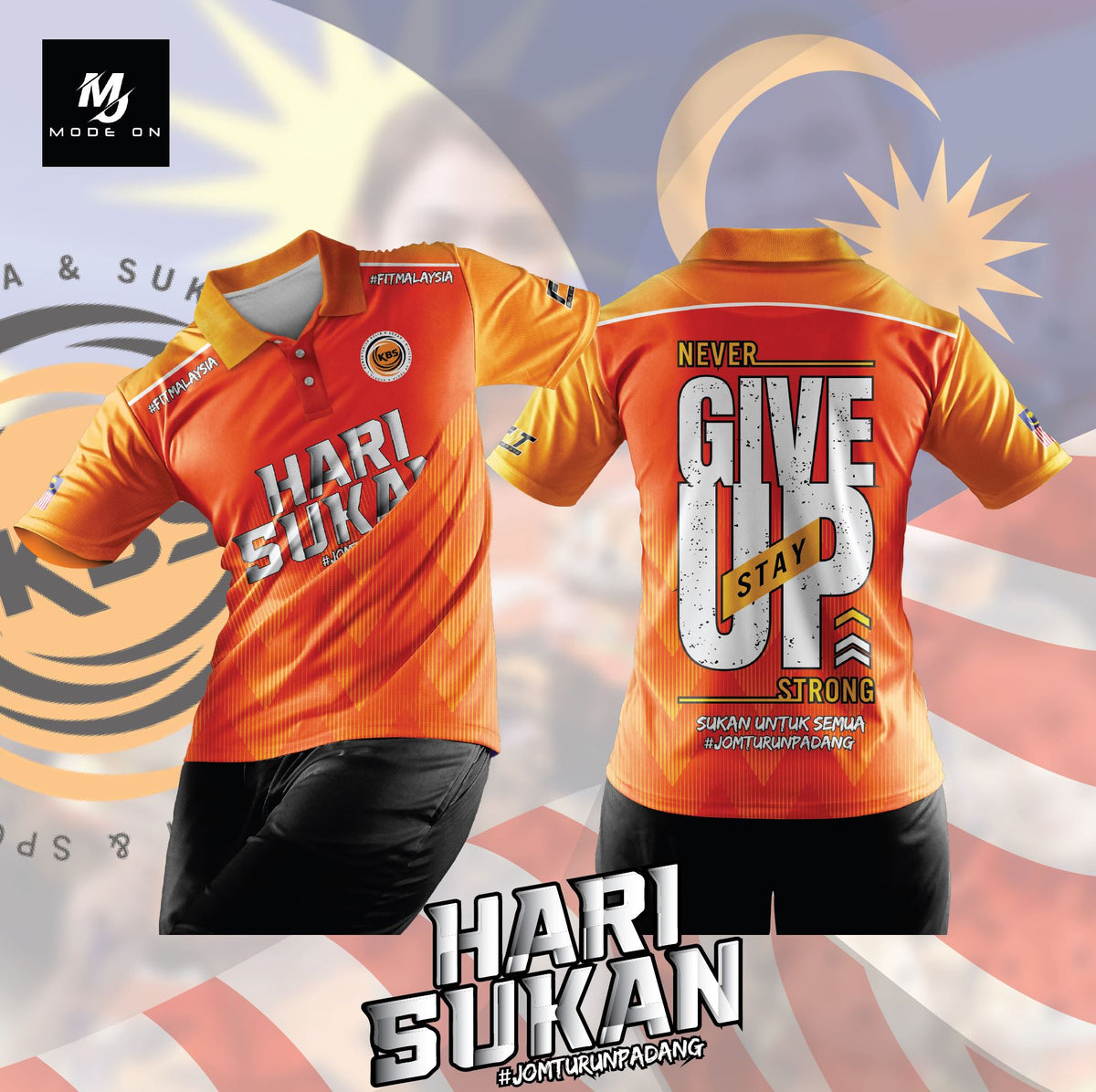 Limited Edition Hari Sukan Jersey and Jacket #03 – Mode On Shop